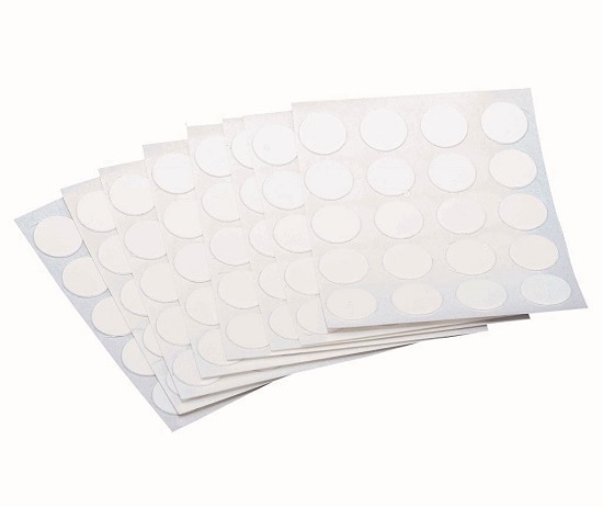 Self Adhesive Cover Cap - 14mm Diameter - White | Fit NZ