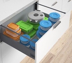 Harn Ritma Soft Close Drawers - Many Models - Stylish Umbra Grey | Fit NZ