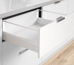 Harn Ritma Soft Close Drawers - White - Industrial Packed | Fit NZ
