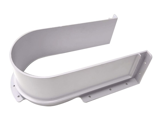 Slim Waste Cut Out - Protects Pipes - White Plastic | Fit NZ