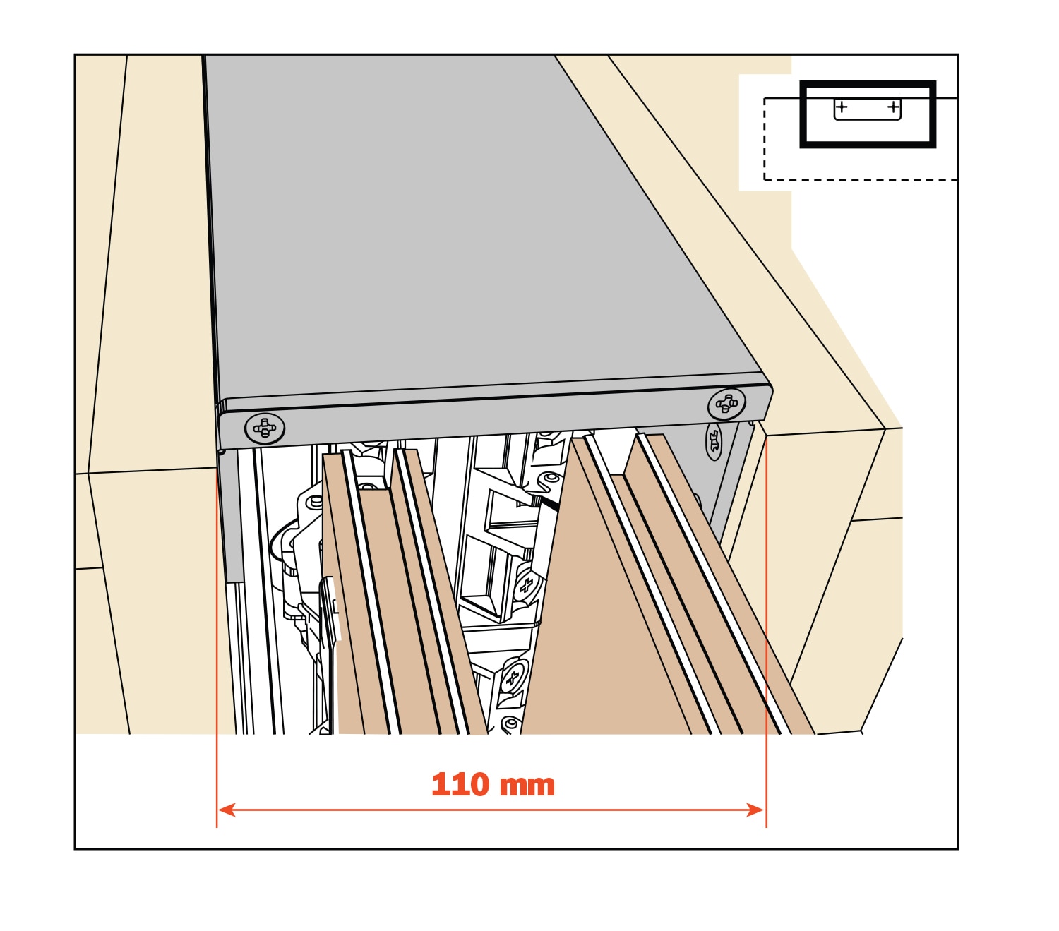Exedra 1 Single Pocket Door